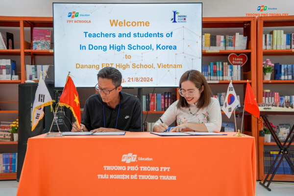 구미 인동고, 베트남 DANANG FPT High School과 국제교육 교류 MOU