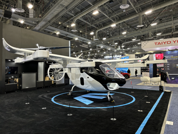 ‘CES 2025’서 세계 최초 공개한 삼보모터스그룹 하이브리드 UAM ‘화제’